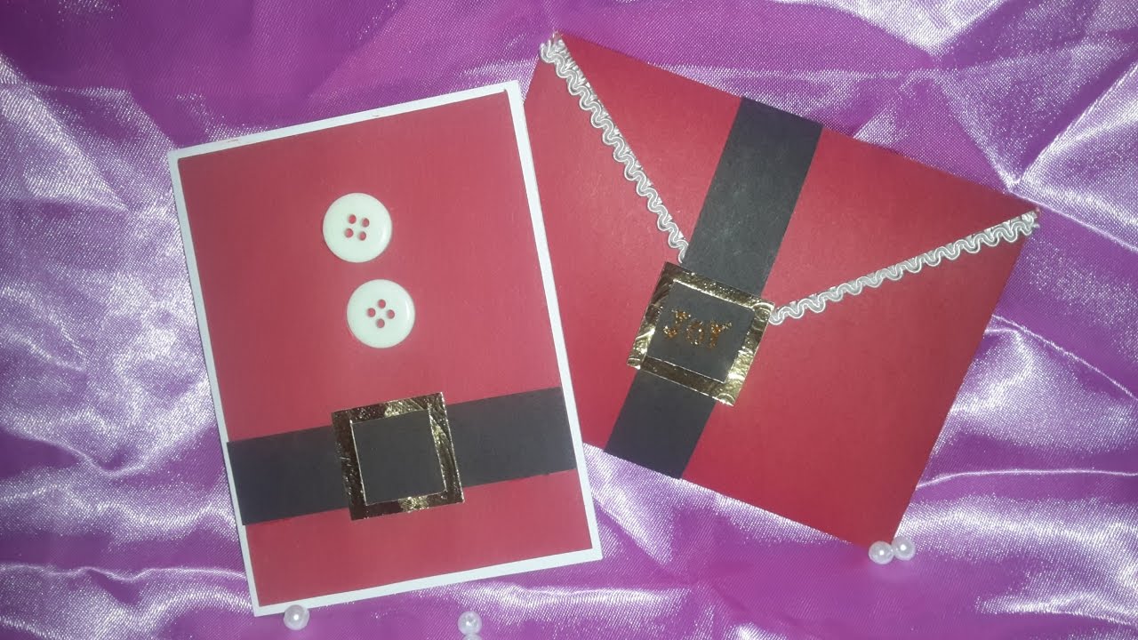 Christmas Greeting Card Tutorial #2 | Merry Christmas | DIY Greeting ...