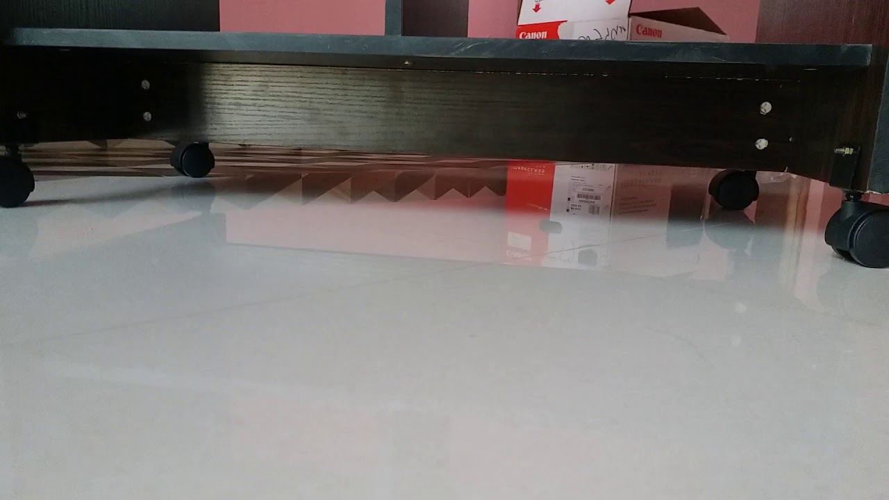 Computer table Assembling process - YouTube