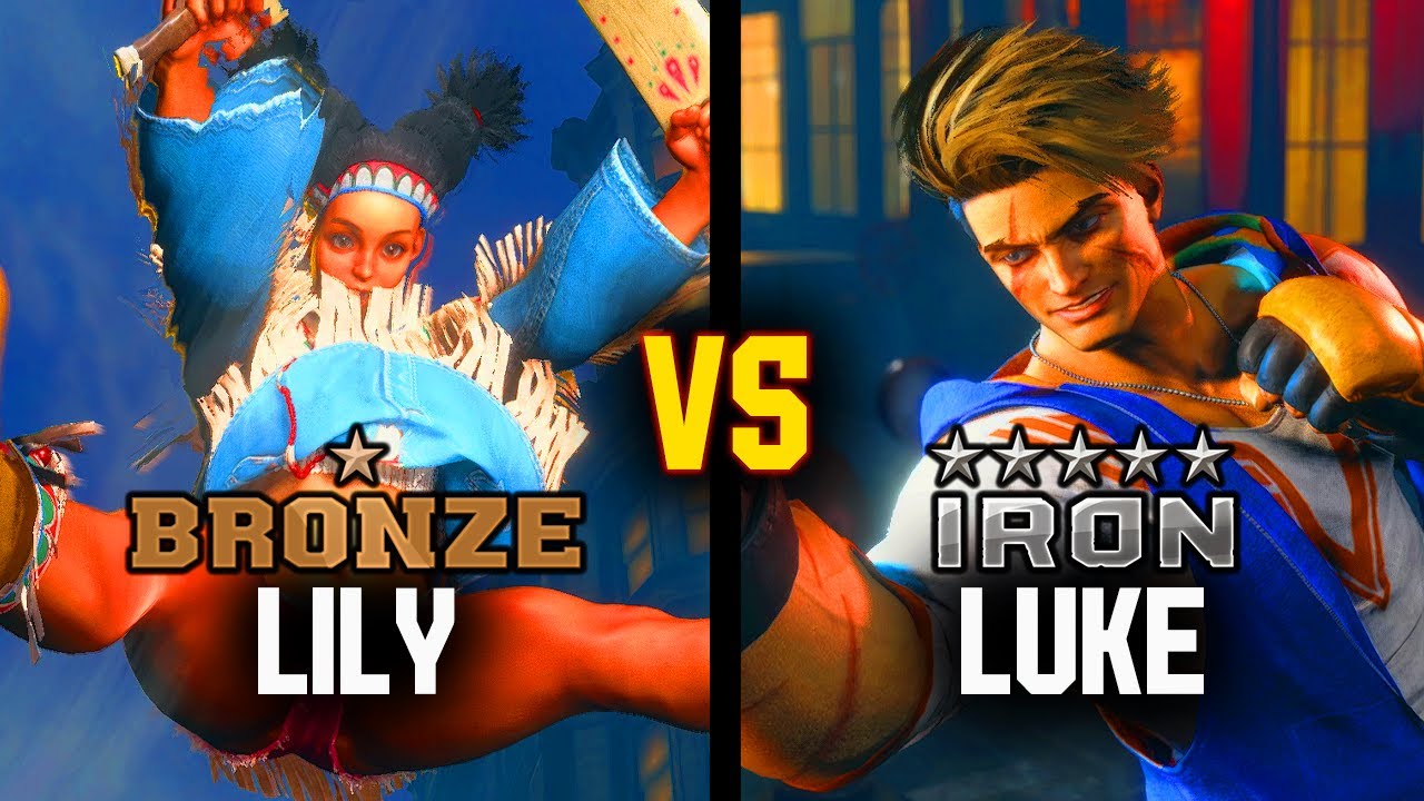 SF6 Lily (Bronze 1) VS Luke (Iron 5) | Low Level Replay | Street ...