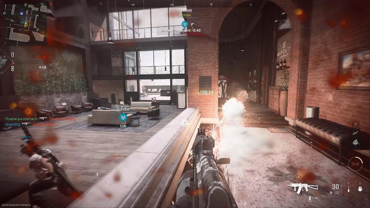 MW2 Hardpoint gameplay - YouTube