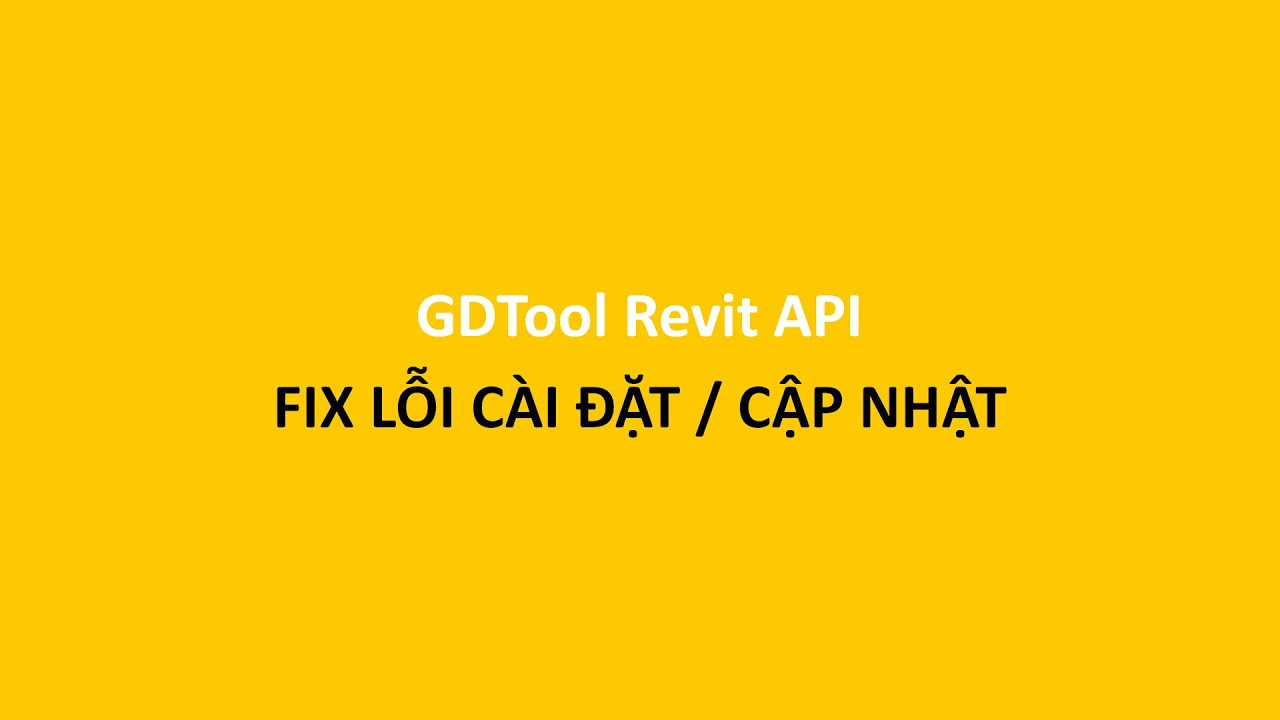 CÁCH FIX LỖI CÀI ĐẶT / CẬP NHẬT GDTOOL - YouTube