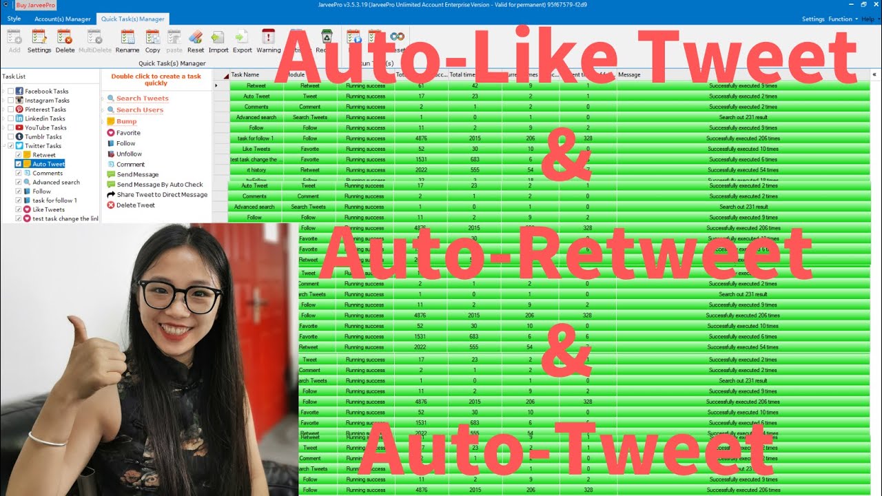 AutoTweet || Auto Like Tweet || Auto Retweet Bot in 2023 JarveePro ...