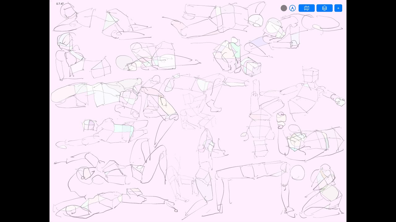 日課 https://quickposes.com 2024/11/13 - YouTube