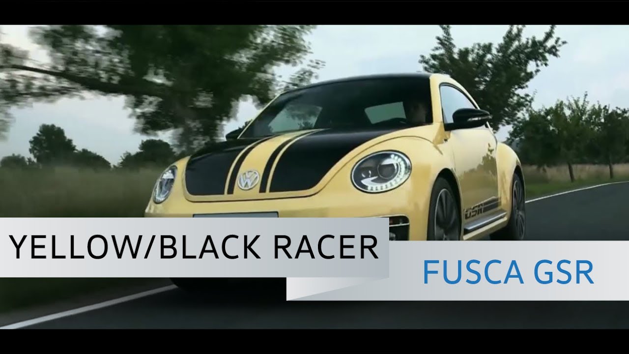 Fusca GSR | Yellow/Black Racer | VWBrasil - YouTube