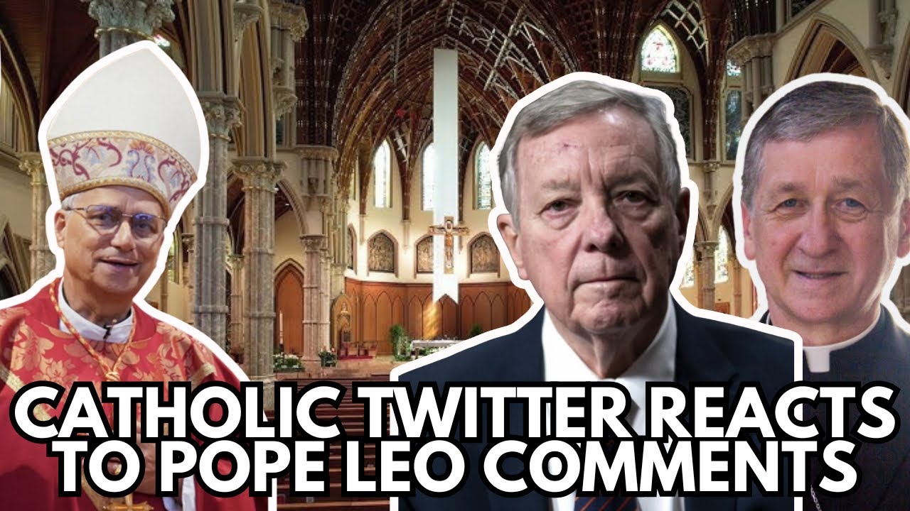 Catholic Twitter Reacts To Controversial Pope Leo XIV Comments - YouTube