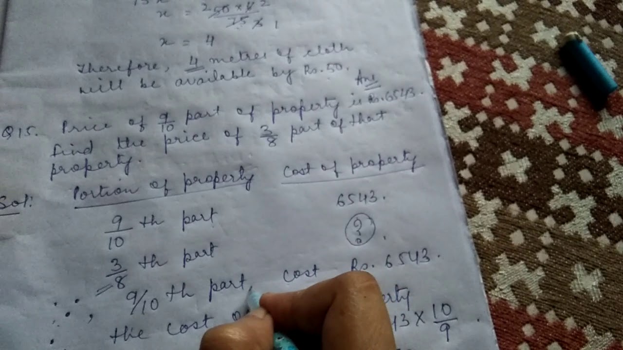 Unitary method - YouTube