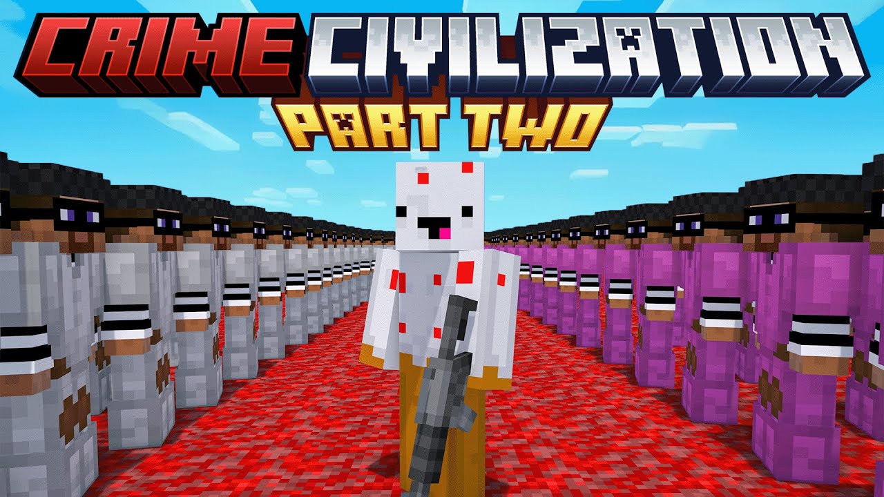 Minecraft But WAR Starts In CRIME CIVILIZATION - YouTube