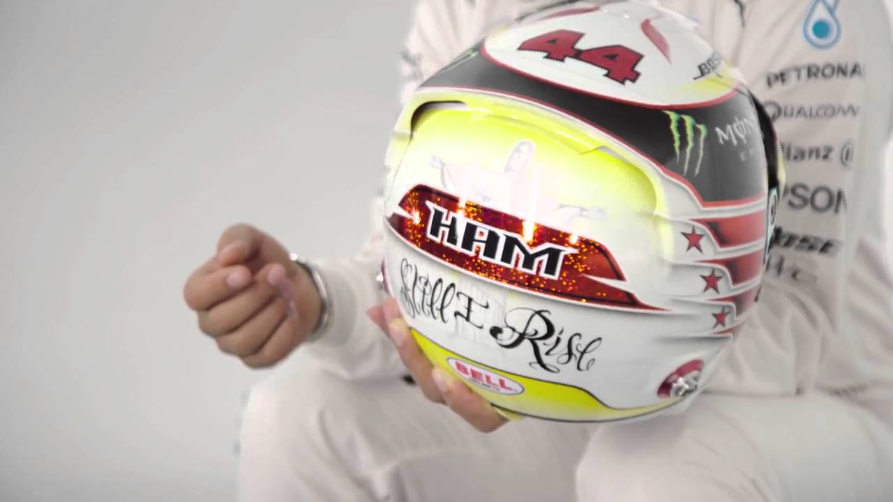 Lewis Hamilton presents his 2016 Helmet (HD) - YouTube