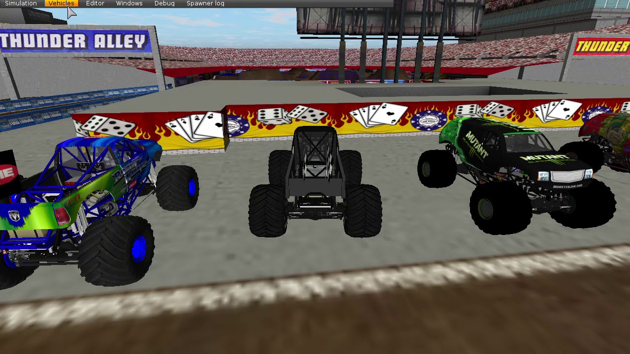 Rigs of Rods Monster Jam at world finals custom 2019 freestyle - YouTube