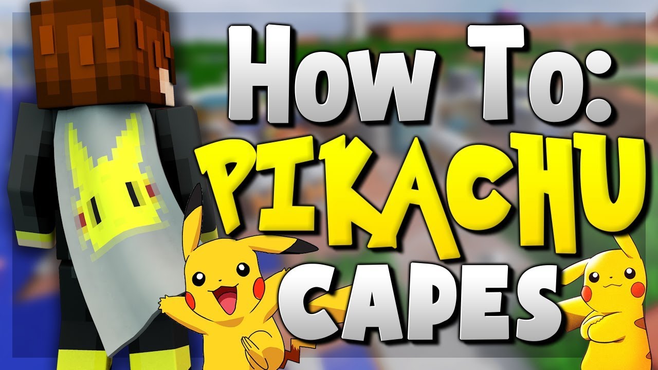 How to: PIKACHU OPTIFINE CAPE! (Optifine Cape Designs) - YouTube