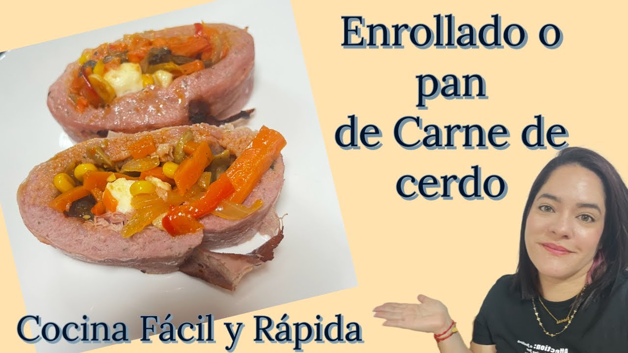 Enrollado de carne / pan de carne / cocina fácil, rápida y saludable ...