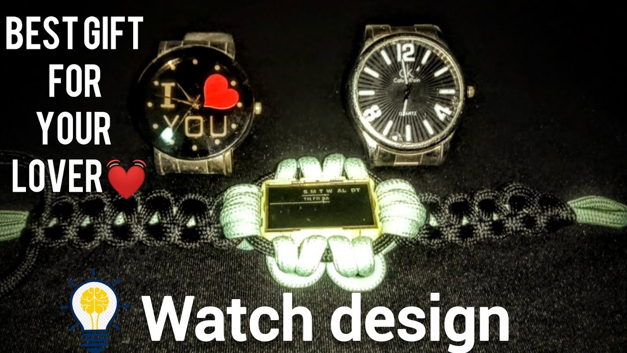 smart watch/clock design with cord knots | knot design | short video ...