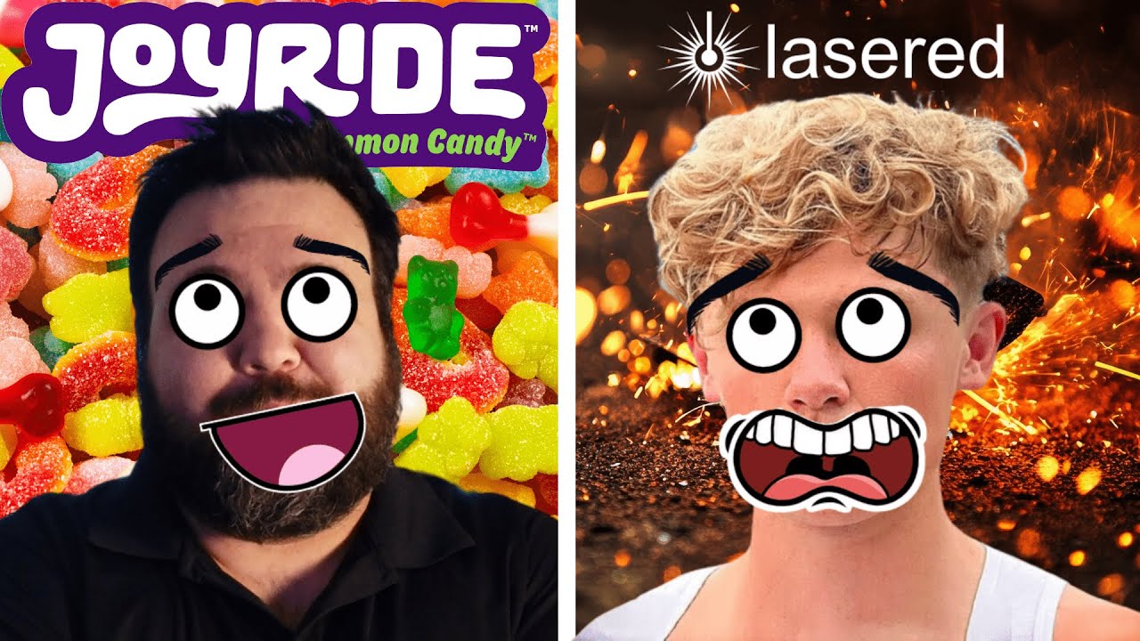 I Lasered Ryan Trahan's Joyride Candy - YouTube