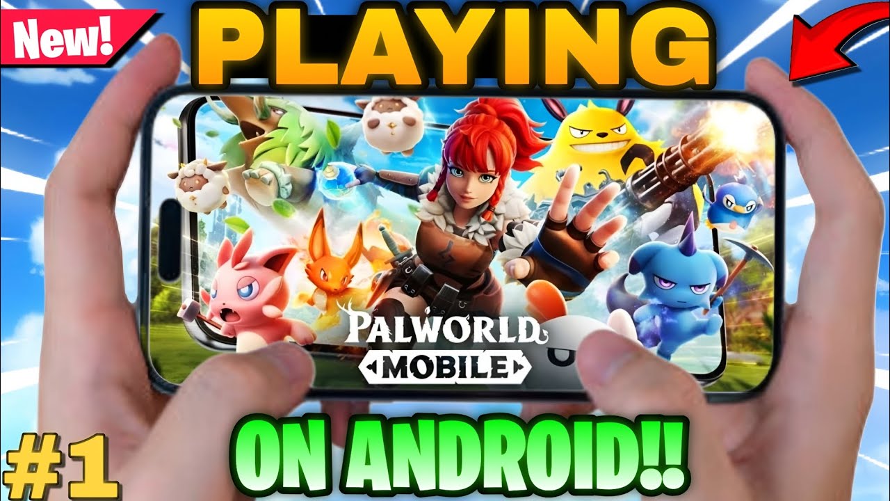 Playing Palworld Mobile in Android | Gameplay #1 | Palworld - YouTube