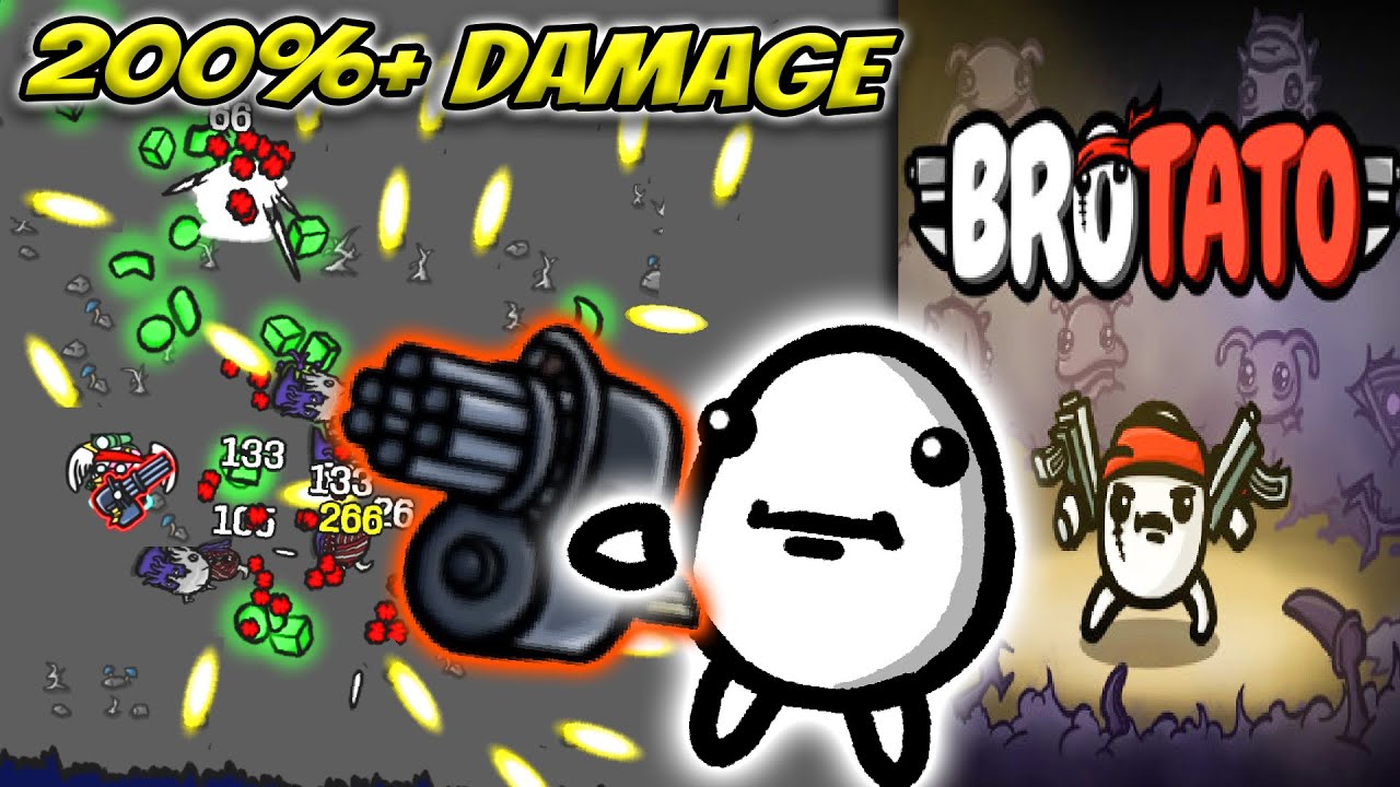 LEVEL 4 MINIGUN With 200%+ Attack Speed And Double Damage Is CRAZY in ...