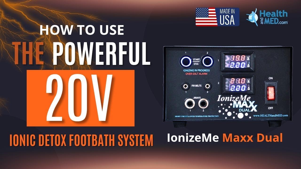 IonizeMe Maxx Dual Detox | Power Your Wellness with the best Ionic Foot ...