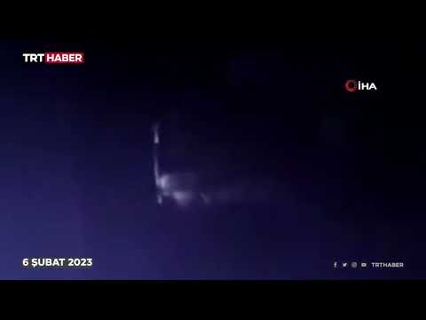 Hatay'da depremin büyüklüğünü gösteren yeni görüntü