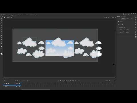 How To Make Moving Clouds In Adobe Animate - YouTube