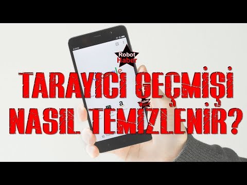 Android tablet telefon da Google Chrome & varsayılan internet tarayıcı geçmişi nasıl temizlenir?
