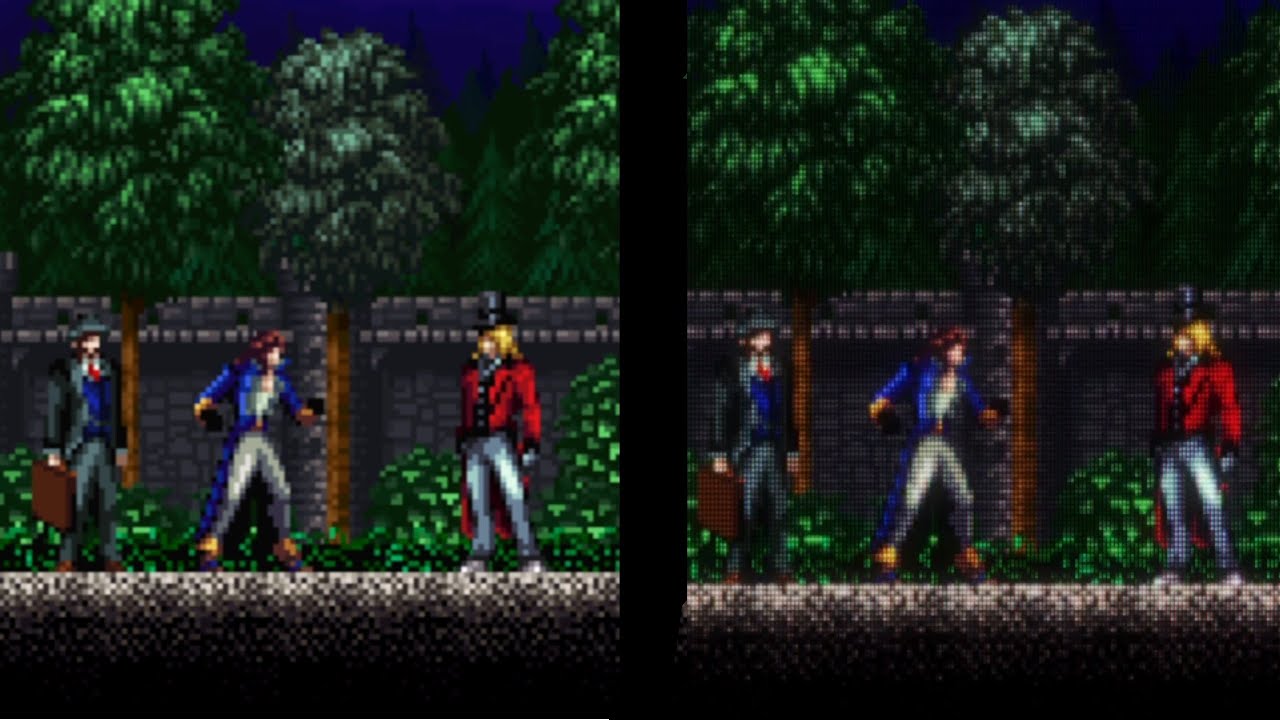 I Played Serio's Castlevania Fighter in CRT Royale filter via Reshade ...