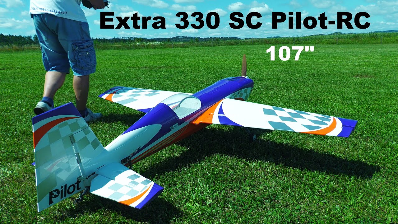 Extra 330 SC Pilot-RC 107in | RC aerobatic airplane | 4K | Letovice ...