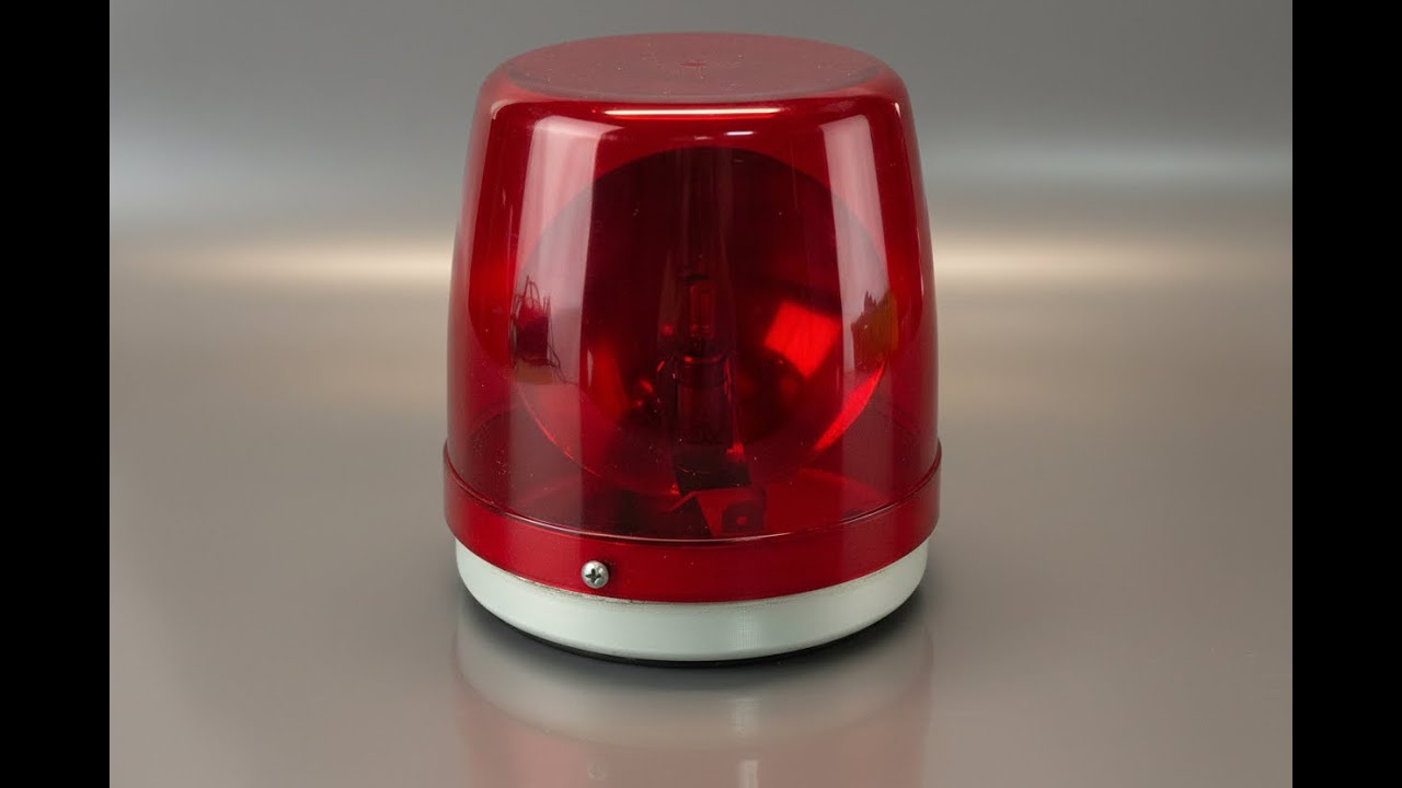 Code 3 PSE Model 550 Red Beacon Light For Sale Lightbarparts.com - YouTube