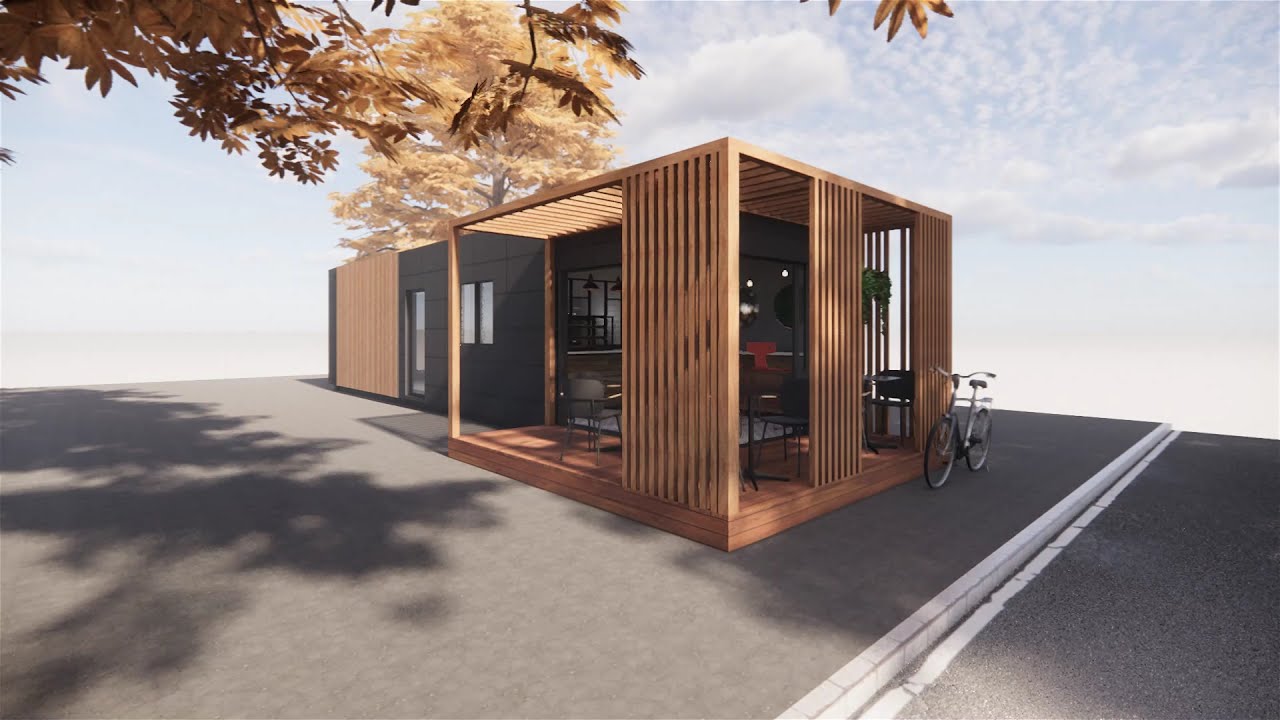 Boutique container modèle ''Contain-shop'' - YouTube