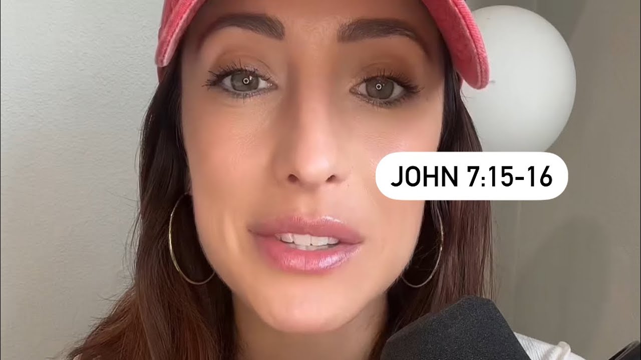 VOTD! John 7:15-16 ️ - YouTube