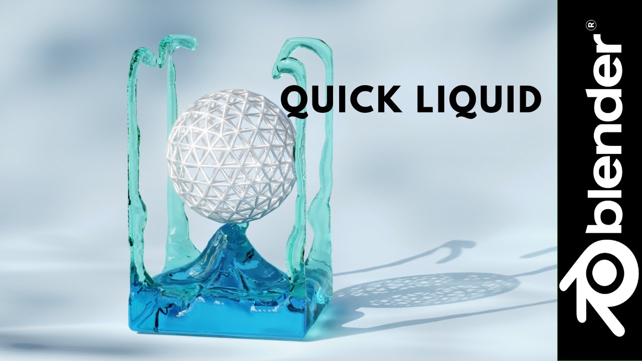 QUICK LIQUID in Blender - YouTube