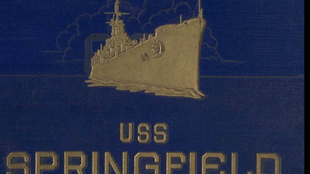 USS Springfield CL 66 WWII Cruise Book Preview - YouTube