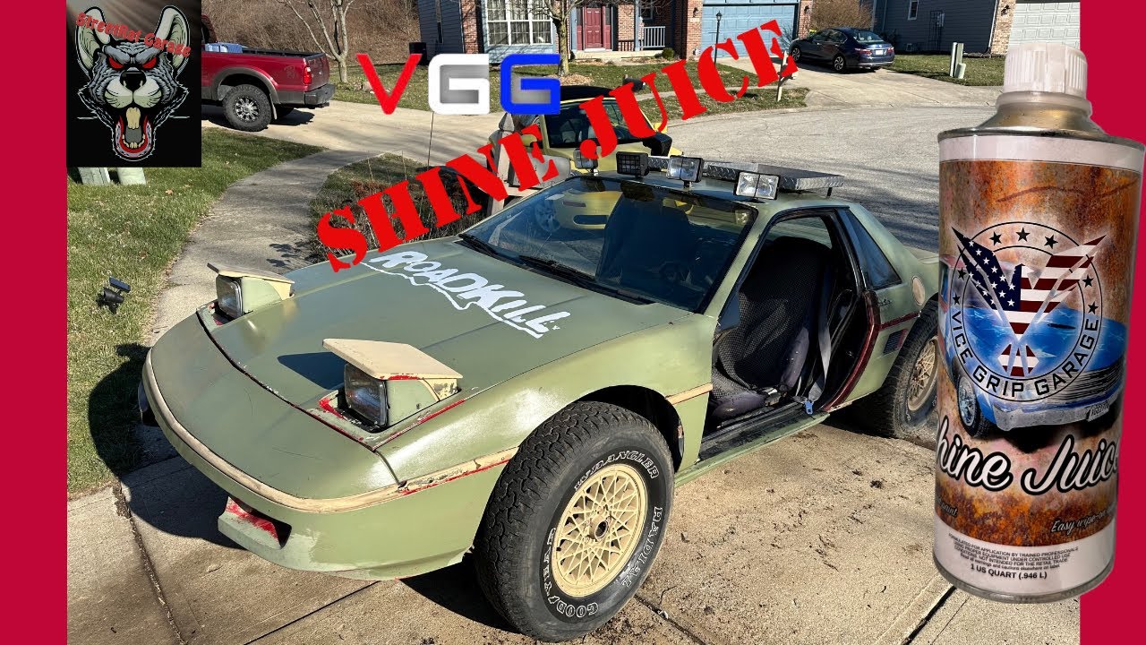 Vice Grip Garage shine juice on the Roadkill offroad Fiero! - YouTube
