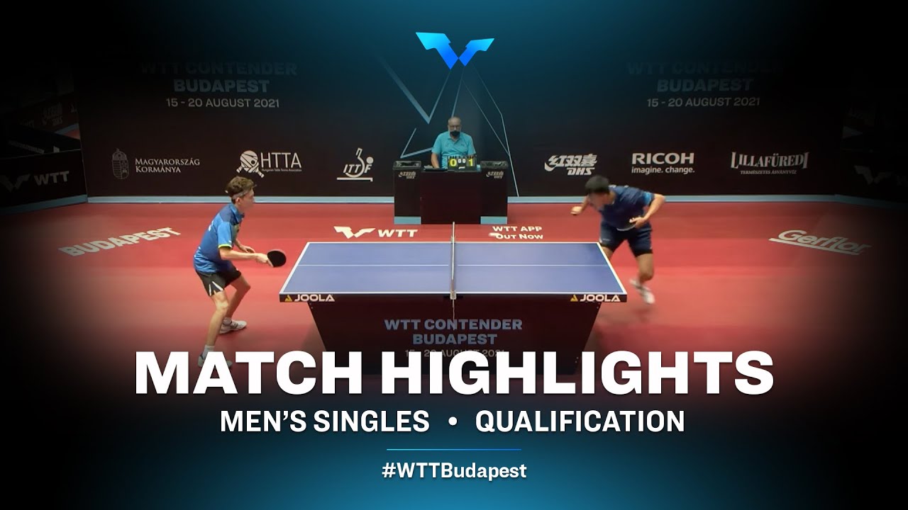 Fanbo Meng vs Aidos Kenzhigulov | WTT Contender Budapest 2021 (Qual ...