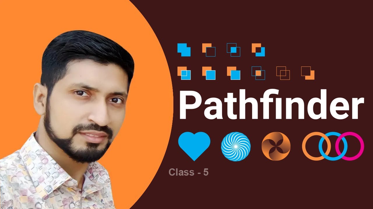 How to Use Pathfinder Tool In illustrator | Class - 5 | Start With ...