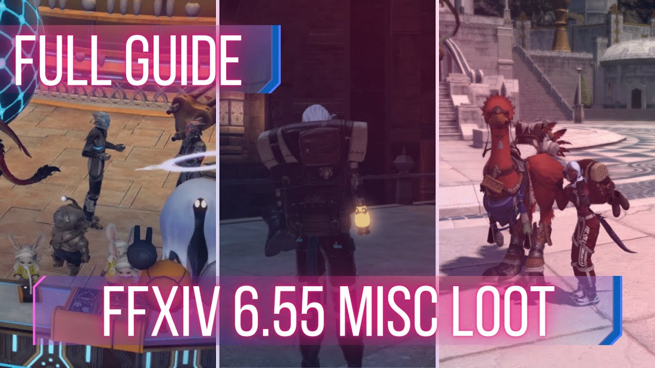 How to get ALL FFXIV 6.55 Emotes, Frame Kits, Triple Triad, Fashion ...