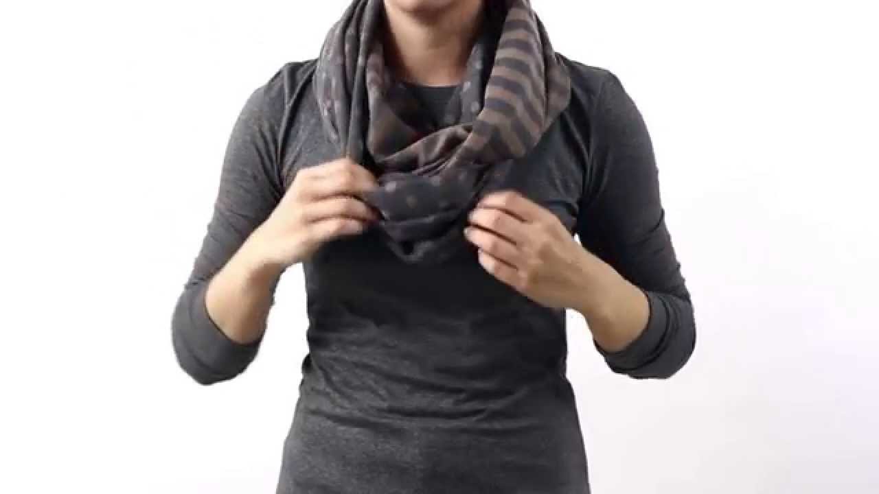 HOW TO TIE A SCARF - THE INFINITY WRAP | Lands’ End - YouTube