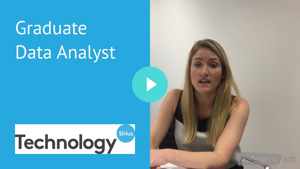 Graduate Data Analyst - YouTube