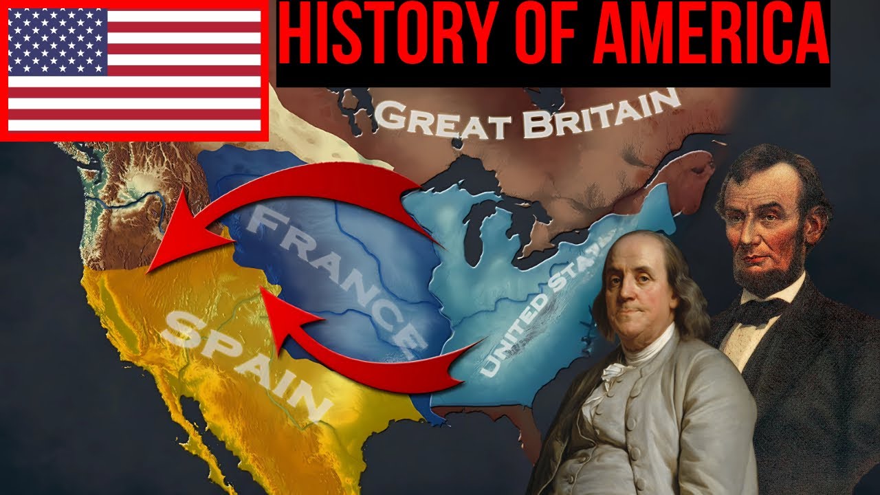 The Complete History of the United States Explained in 10 Minutes - YouTube