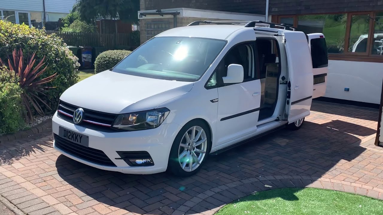 Vw caddy maxi campervan stealth home conversion so far - YouTube