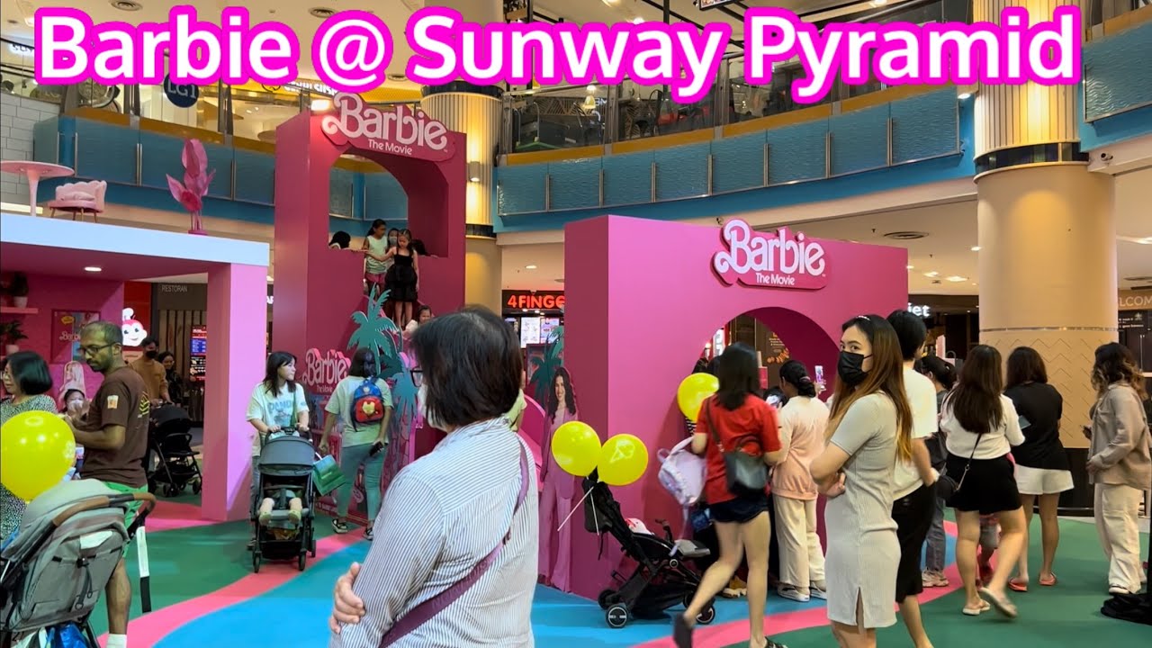 Barbie Movie Roadshow at Sunway Pyramid - YouTube