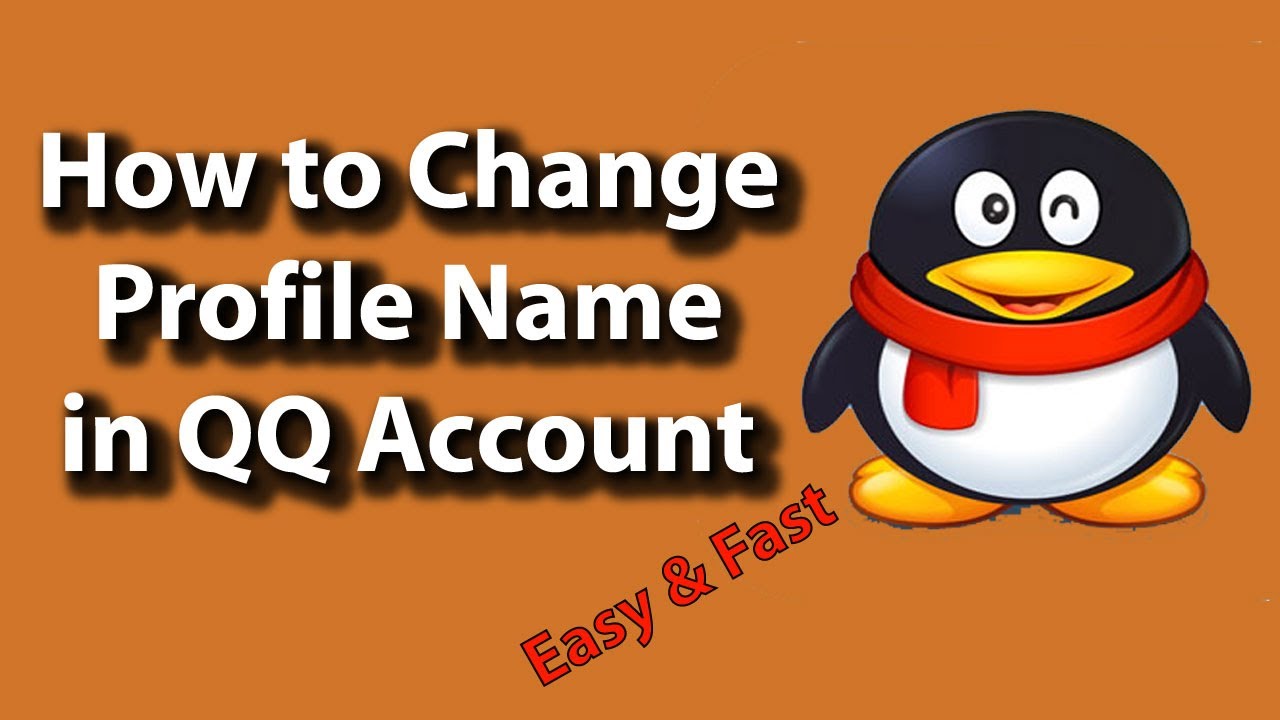 How to change profile name in QQ account || QQ Profile Name Change ...