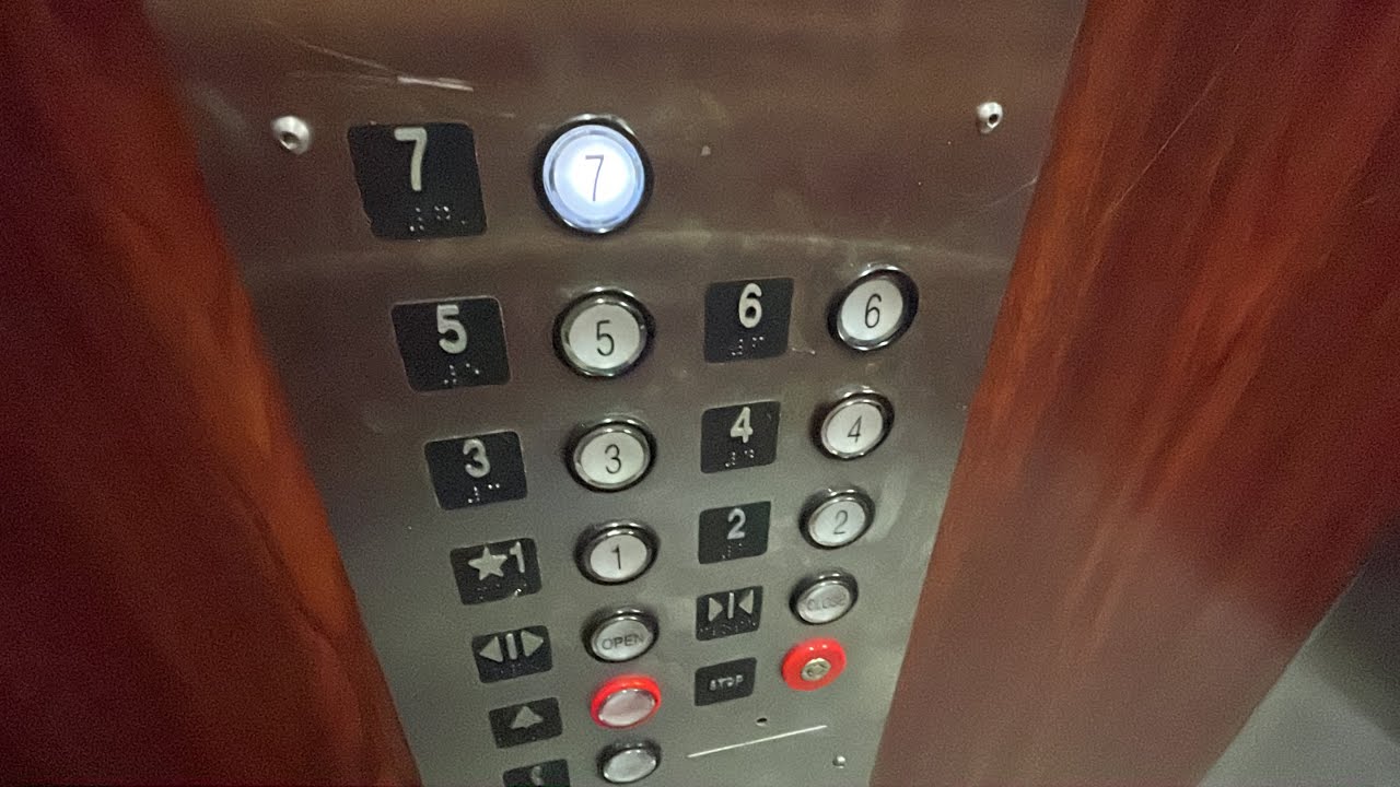 Elevators at Beach Tower Resort - YouTube