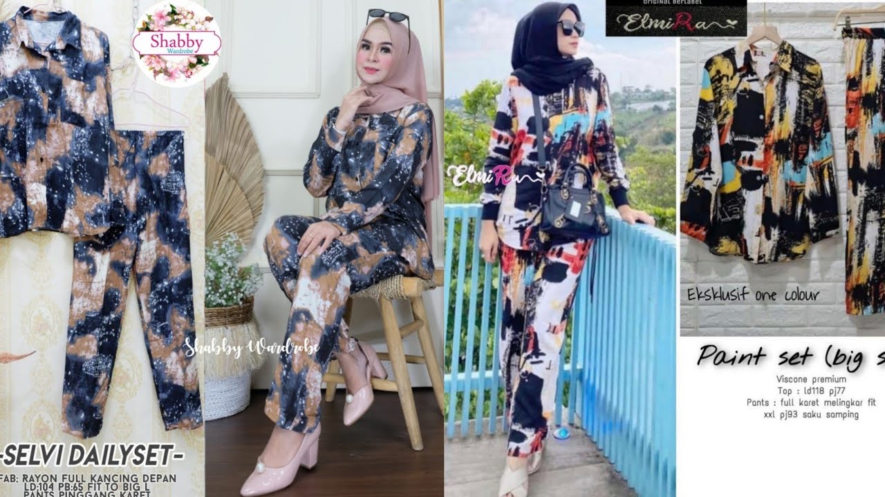 inspirasi setelan one set terbaru 2021 simple dipakai - YouTube