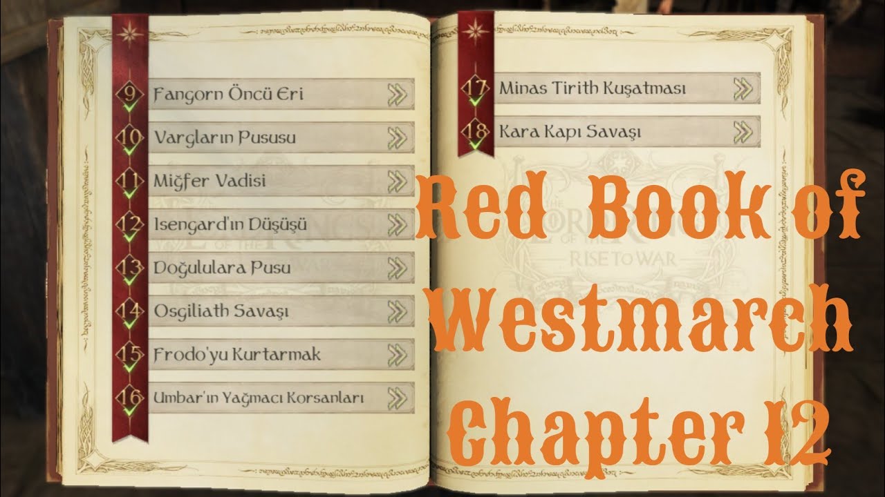 Red Book of Westmarch Chapter 12 | LOTR: Rise to War - YouTube