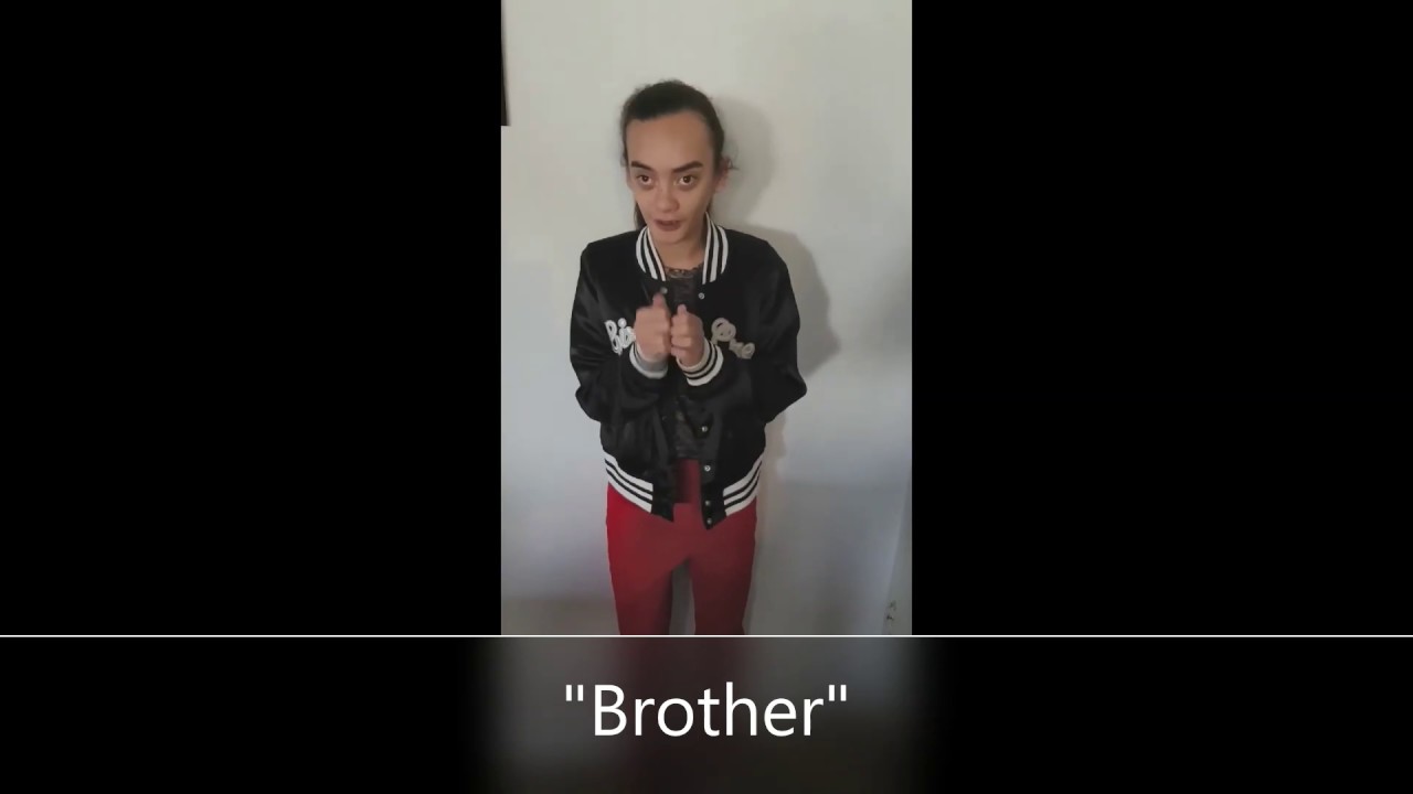 "Brother" in Auslan- Auslan with Tia Part 17 - YouTube