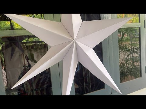 easy paper craft /DIY craft /How to cut star shape perfectly/ ⭐/ - YouTube
