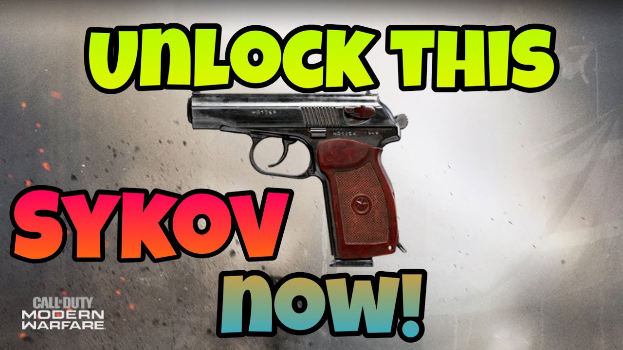 How To Unlock Sykov Pistol FAST & LEVEL iT Up To Unlock the (Akimbo ...