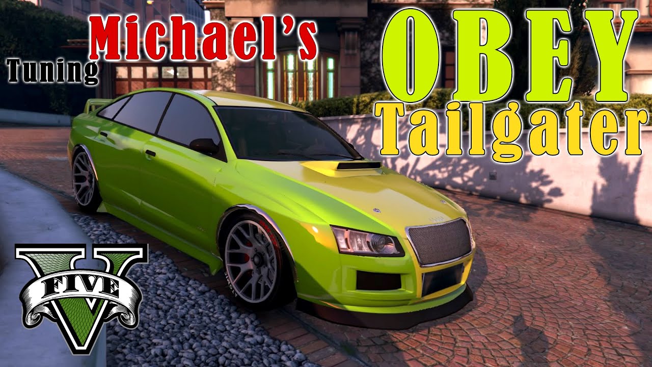 GTA 5 Online - Obey Tailgater Michael's car tuning - YouTube