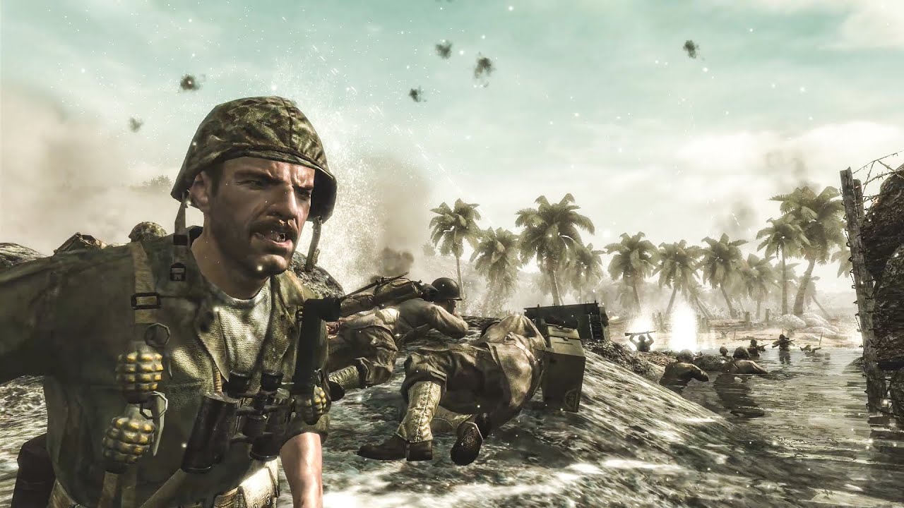 Call of duty world at war (2008) : little resistance [gameplay] - YouTube