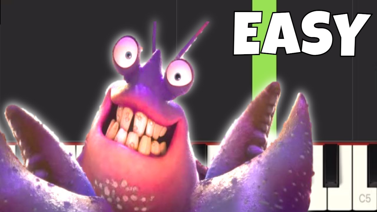 Moana - Shiny - EASY Piano Tutorial - YouTube