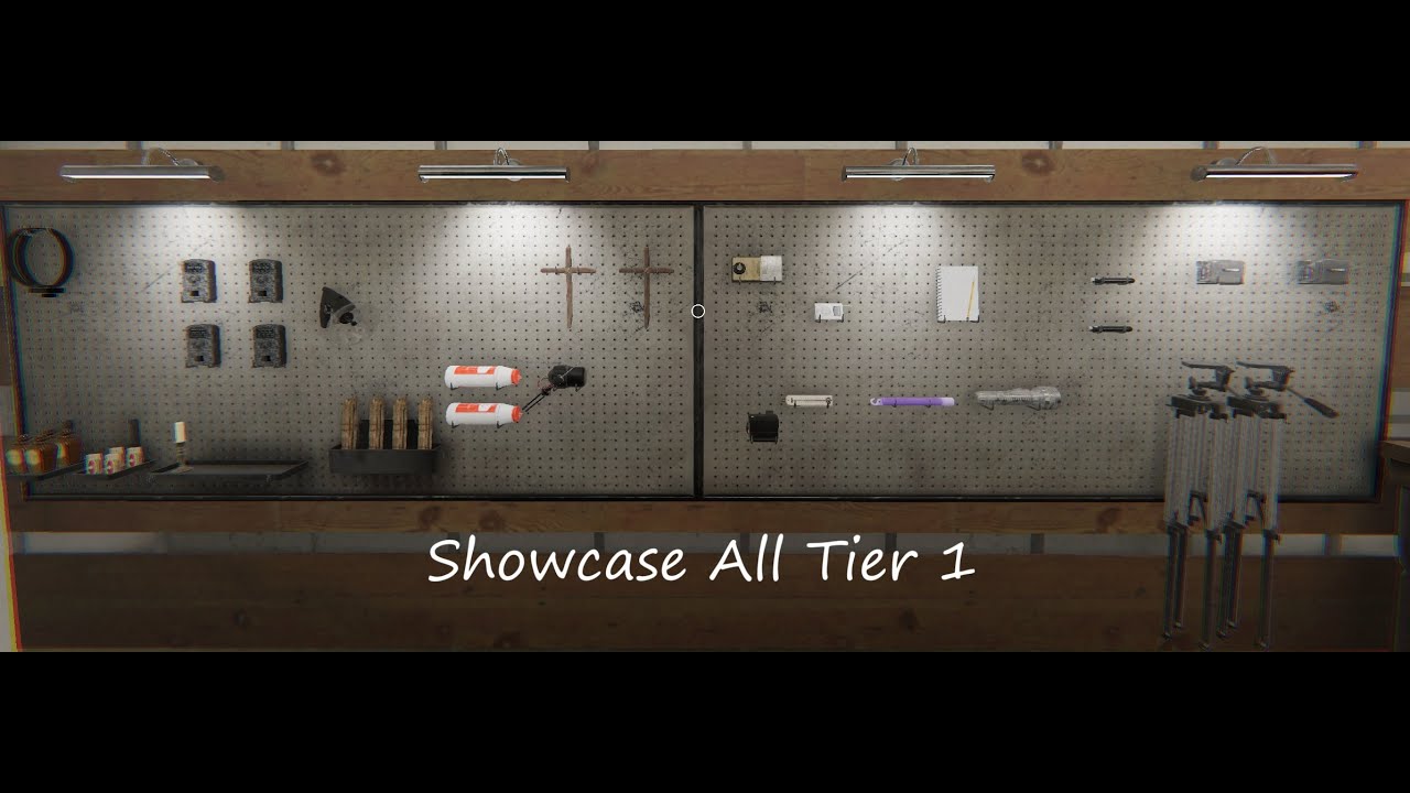 Showcase of all Tier 1 items in Phasmophobia - YouTube